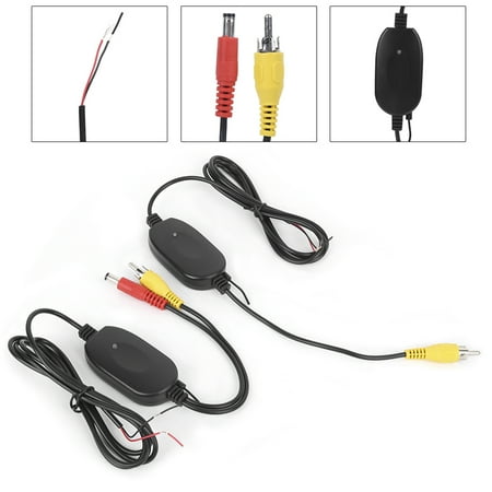 Rearview Camera Receiver, Car Accessory Transmitter Receiver Kit, 2.4G ...