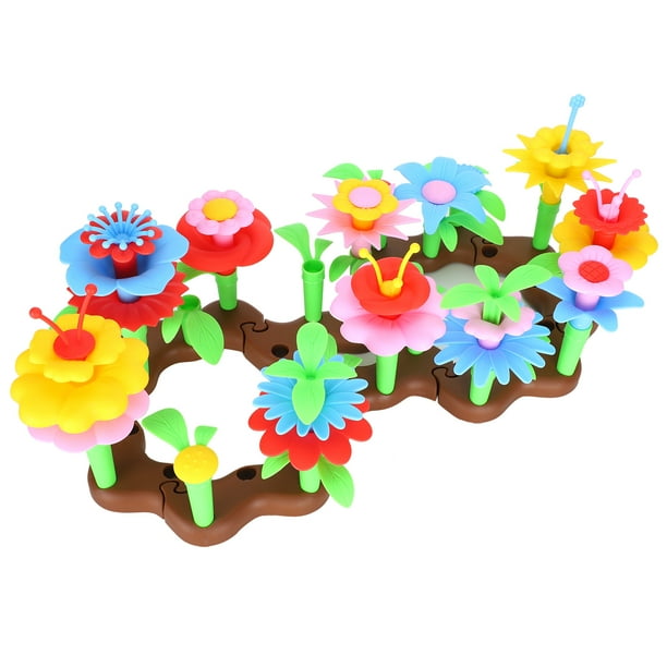 Flower Garden Building Blocks Diy Flower Assembly Children Flower ...