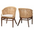 bali & pari Lumajang Boho Dining Chair, 2-Piece, Light Honey - Walmart.com