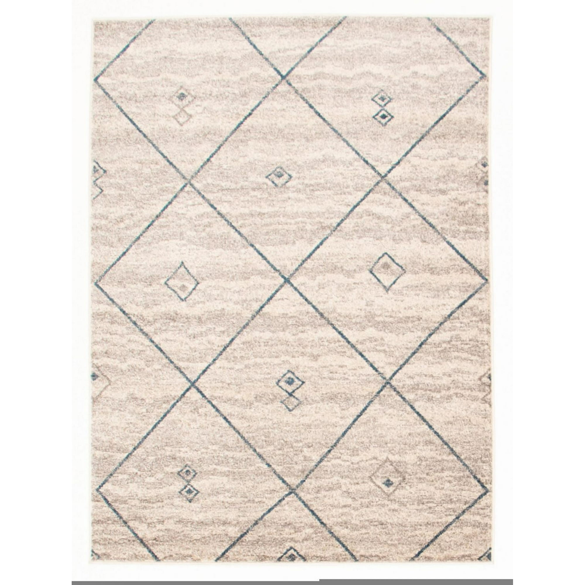 Click here for Ecarpet Devos Ivory/Blue Rug 8 Ft. X 10 Ft. prices