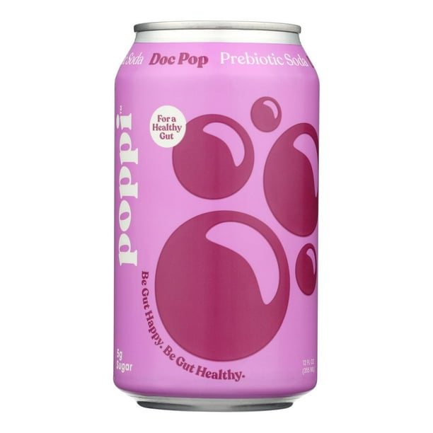 Poppi - Prebio Soda Doc Pop - Case of 12-12 OZ - Walmart.com