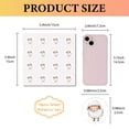 1Set 8Pcs Plastic Waterproof Self-Adhesive Picture Stickers Round Dot ...