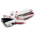 1959 Cadillac Eldorado Ambulance Red and White 1/18 Diecast Model by ...