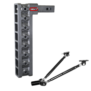 GEN-Y GH-21007 GoosePuck 5" Offset Gooseneck Ball for OEM Puck Mount ...