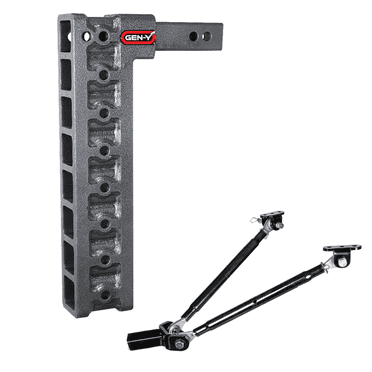 GEN-Y GH-21007 GoosePuck 5" Offset Gooseneck Ball for OEM Puck Mount ...