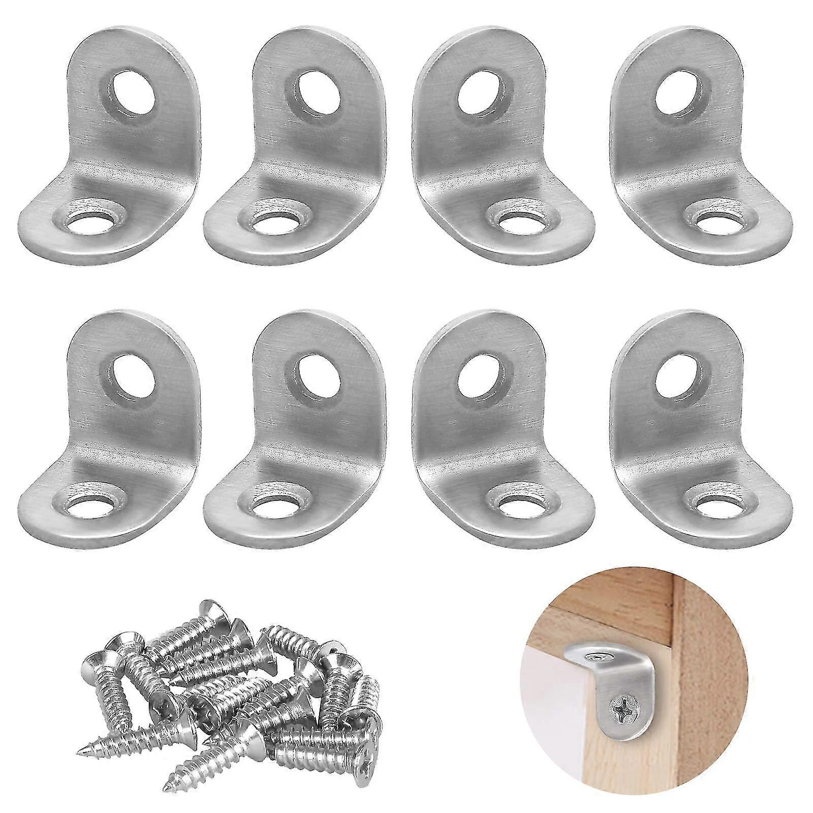Small Brackets, 8pcs L Brackets, Small L Shaped Brackets, 20mm Right ...
