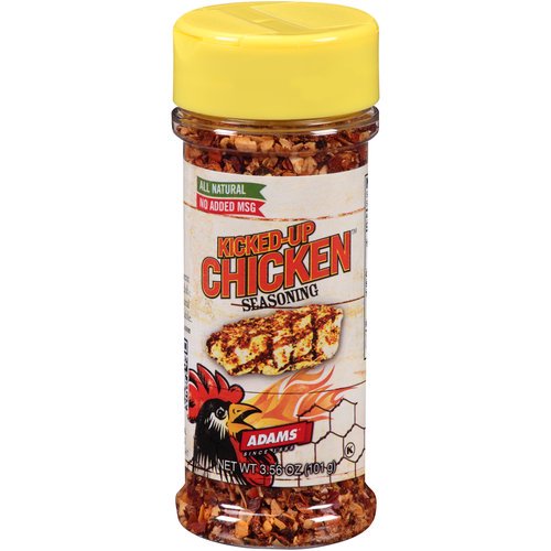 Adams Kicked-Up Chicken Seasoning, 3.56 oz - Walmart.com