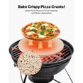 15" Round Cordierite Pizza Stone for Oven & Grill, 0.67in Baking Stone ...