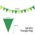 Tripumer 85ft Colourful Triangle Flag Banner String Hanging 10Sets ...