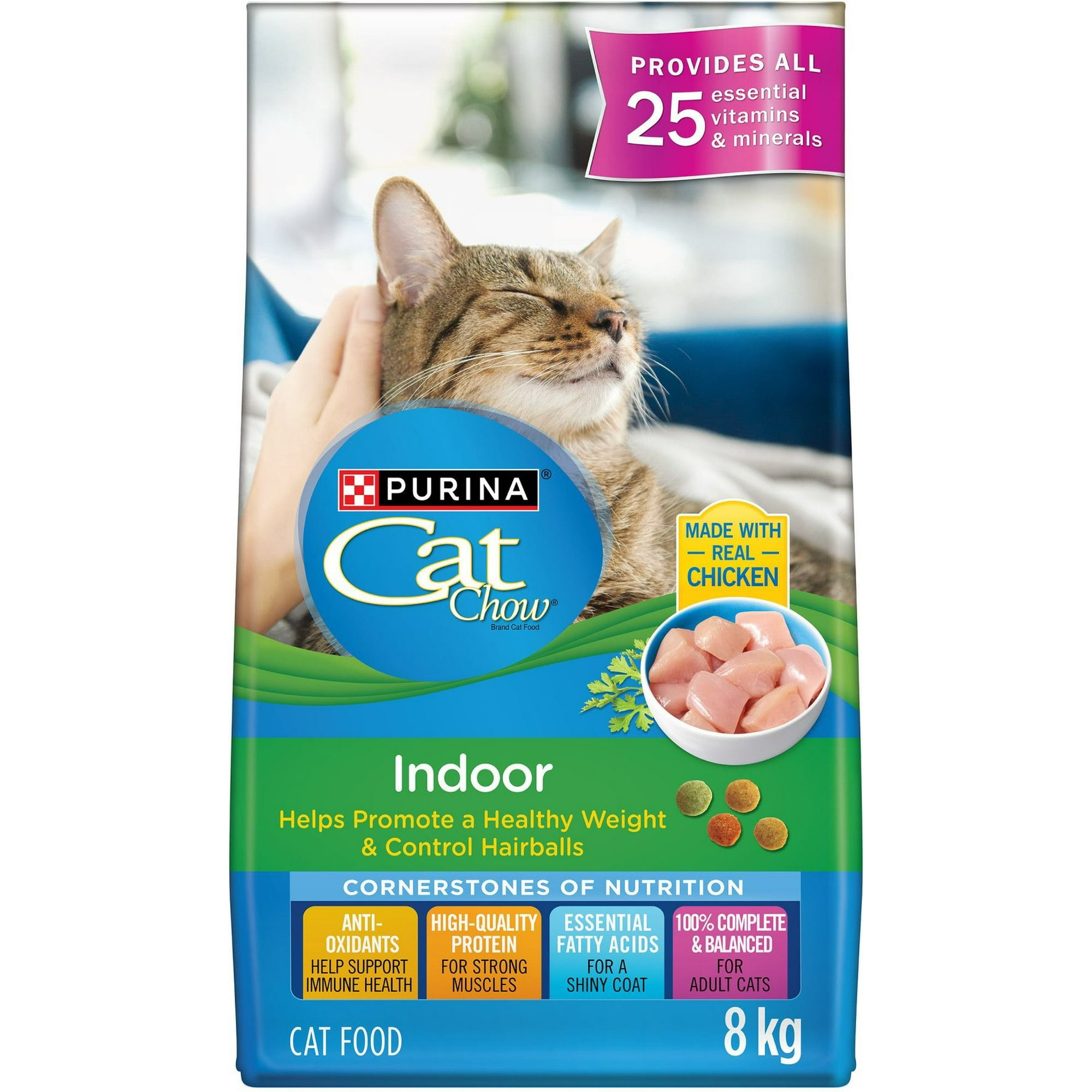Click here for Pack Of 2 - Cat Chow Indoor Cat Food With Real Chi... prices