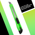 3 Neon Green Utility Knife Box Cutters Heavy Duty Industrial Strength ...