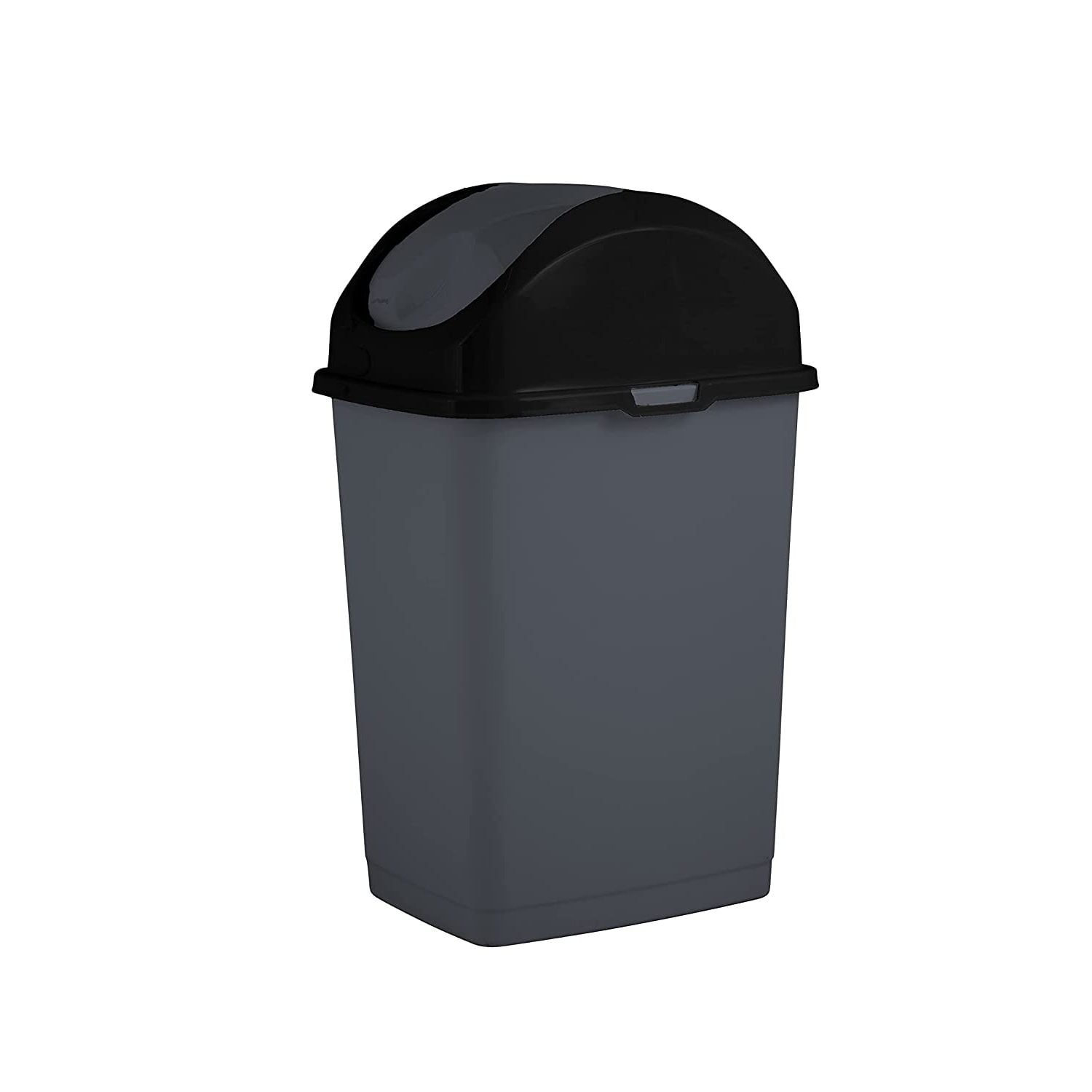 HElectQRIN 4.5 Gallon Trash Can with Swing Top Lid, Waste Bin for Home ...