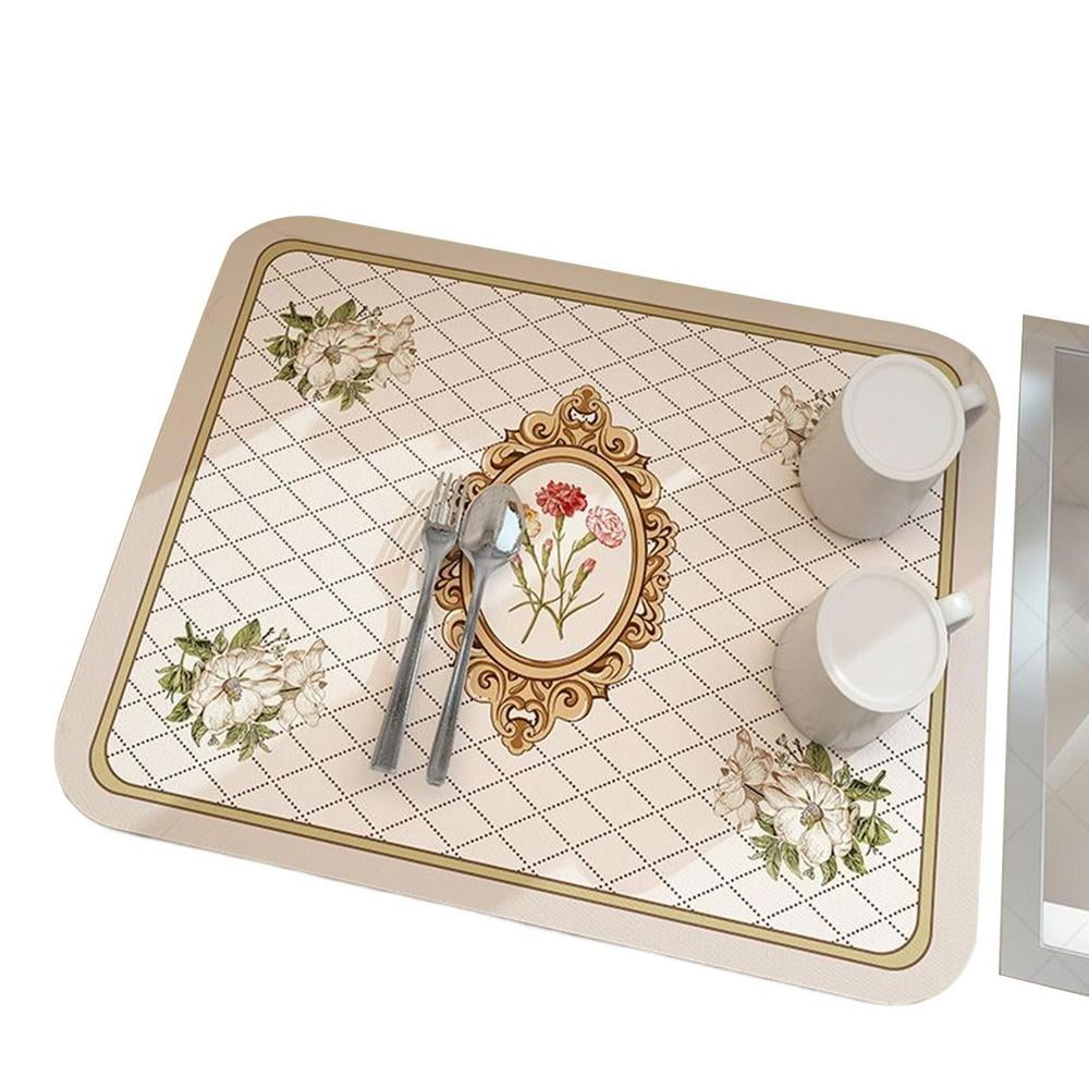 Tohuu Diatom Mud Drain Pad for Kitchen Non-slip Technology Cloth Drain ...