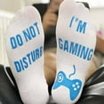 2 Pairs Do Not Disturb I'm Gaming Socks, Gaming Sock Funny Novelty ...