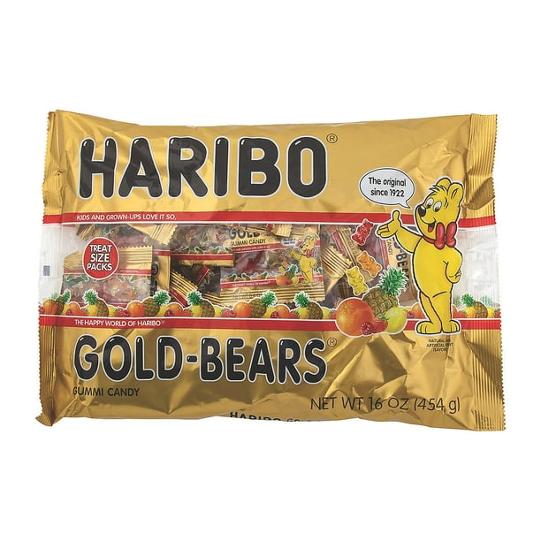 Haribo Gummy Bear Mini Packs - 37 Pieces - Walmart.com - Walmart.com