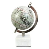 Contemporary Modern Decorative Desktop World Atlas Map Globe With Tilt ...