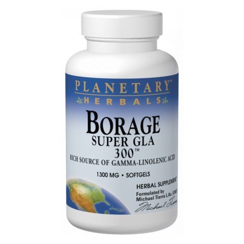 Suplemento Planetary Herbals Borage Super Gla 300 60 cápsulas blandas ...