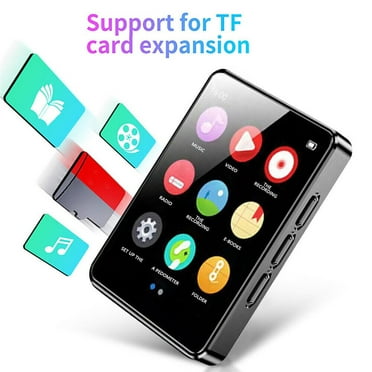 32GB Clip Mp3 Player with Bluetooth, 1.8" Screen Mini Portable Wearable ...