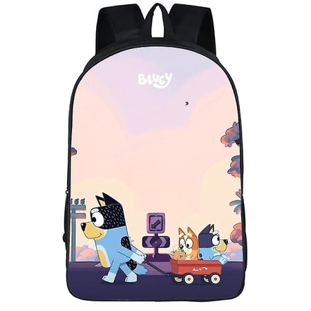 Bluey Student Schoolbag Large-capacity Single-layer Backpack ...
