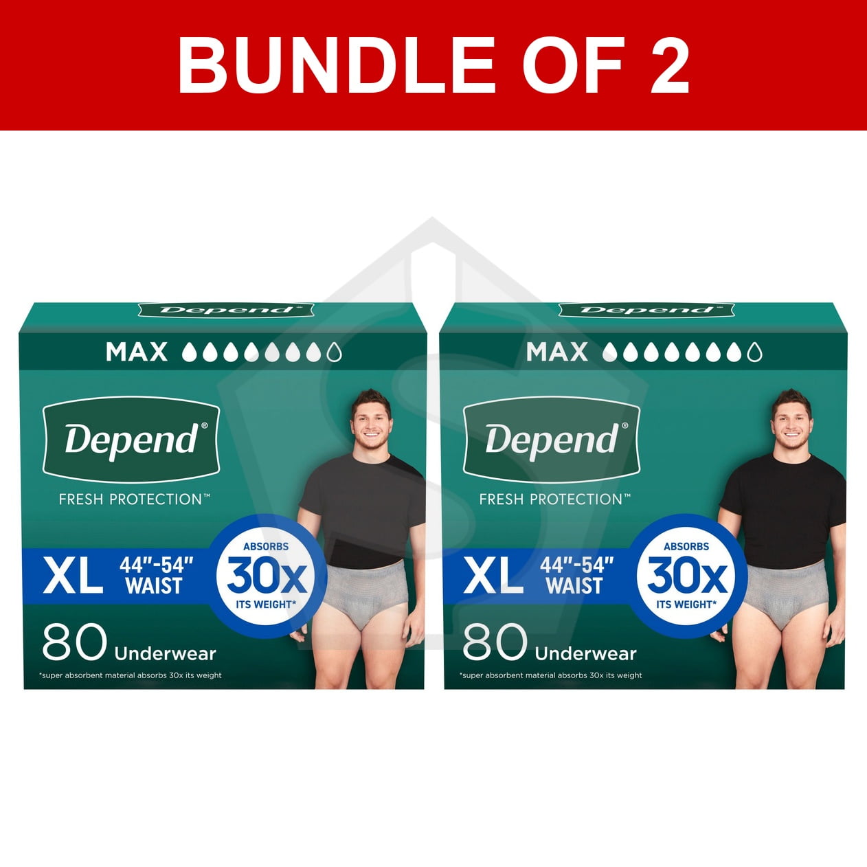 Click here for Bundle Of 2 - Depend Mens Maximum Absorbency Under... prices