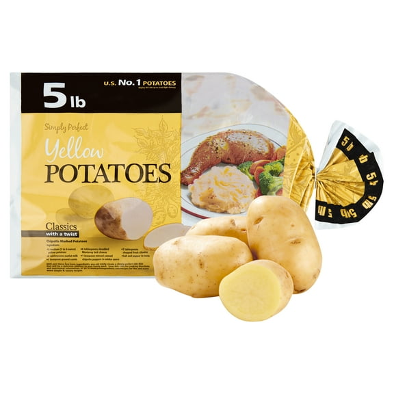 Yellow Potatoes Whole Fresh, 5lb Bag