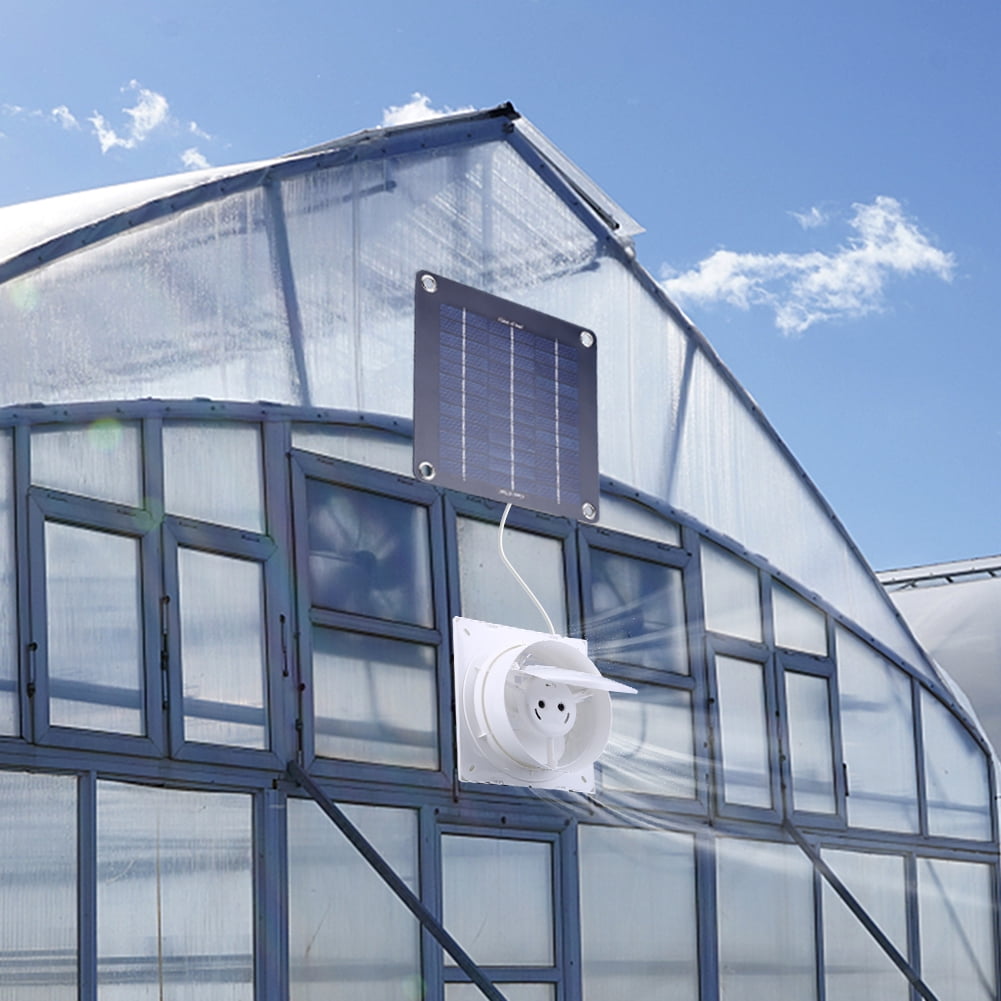 Extractor de panel solar monocristalino 12V 30W para gallinero de ...