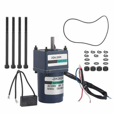 AC Gear Motor,6W Micro Gear Motor AC Fixed Speed Motor W Micro Gear ...