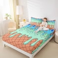 Castle Fairy Gradient Ice Cream Queen Sheets 4 Pieces, Dessert Drip ...