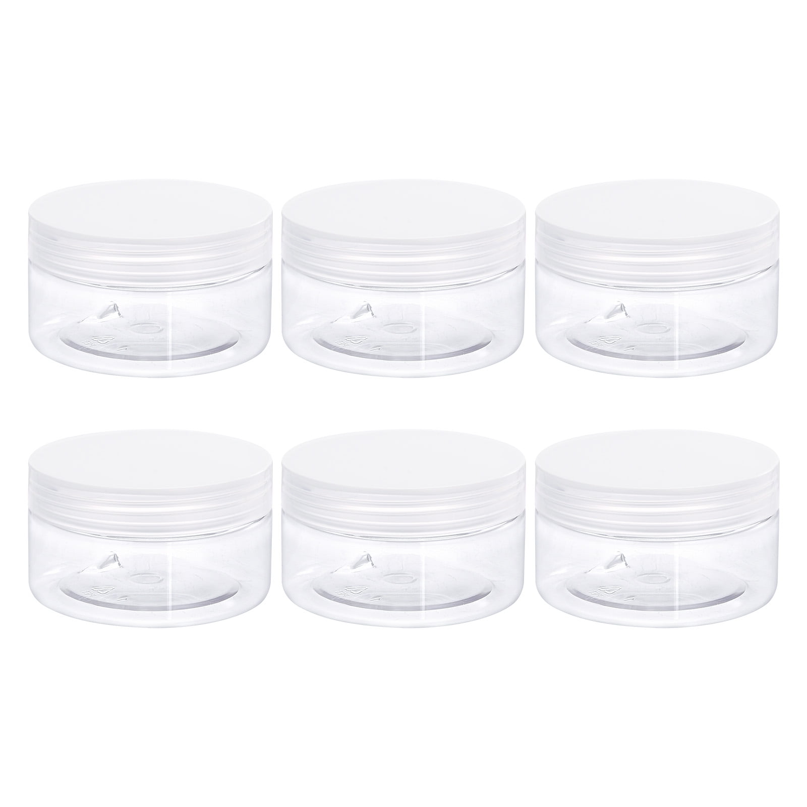 Uxcell 3oz/ 100ml Round Plastic Jars with Transparent Screw Top Lid for ... Uxcell 3oz/ 100ml Round Plastic Jars with Transparent Screw Top Lid for ...