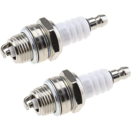 Set of 2 L7T Replacement Spark Plugs for Brush Cutters, Chainsaws, Lawn ...