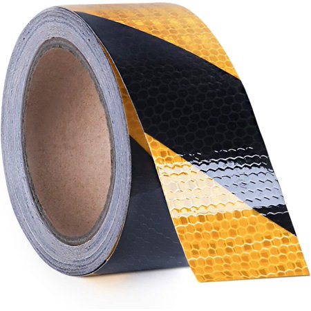 JOYWE 5cm x 25m Self Adhesive Reflective Tape, High Reflectivity ...