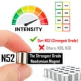 N52 Neodymium Magnets – Super Strong Rare Earth Magnets 5x5mm – Round ...