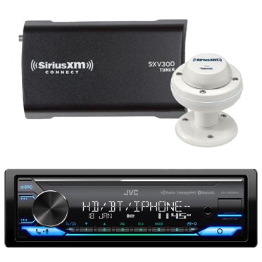 JVC KD-T925BTS Single DIN Bluetooth CD Player USB AUX AM/FM Radio ...