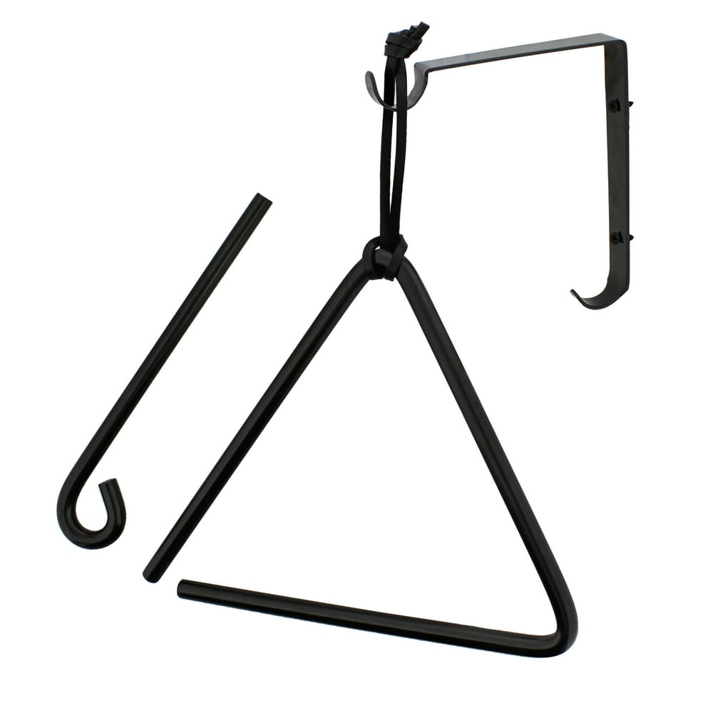 Rural365 Triangle Dinner Bell 8in Cast Iron Dinner Bells Forged Metal ...