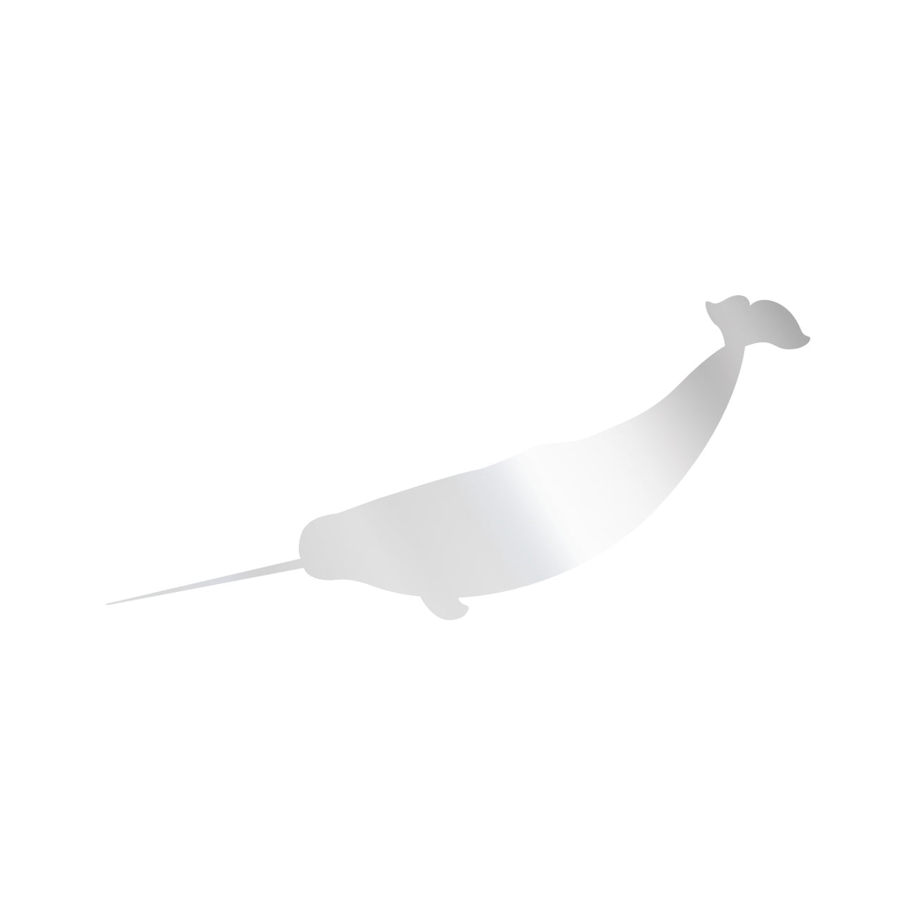 Narwhal Sticker Decal Die Cut - Self Adhesive Vinyl - Weatherproof ...