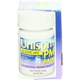 Unisom PM Pain Clinical Strength Acetaminophen and Diphenhydramine HCI ...