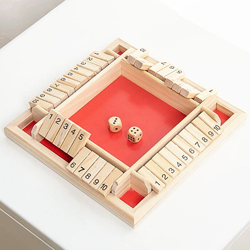 Four Sided Flop Games Digital Wooden Board Game Fun Family Parent Child ...