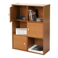 Furinno Pasir 3-Tier Shelf Cabinet, Composite Wood, Round Handles ...
