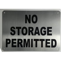 STOP DO NOT LEAVE PACKAGES HERE Aluminum Sign, 10x12 Inch, White ...