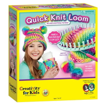 Creativity for Kids Learn to Knit Pocket Scarf- Child, Beginner Craft ...