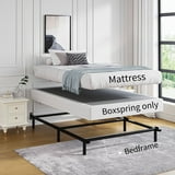 "QFTIME 5"" Metal Twin Box Spring, Sturdy Steel Structure, Mattress ...