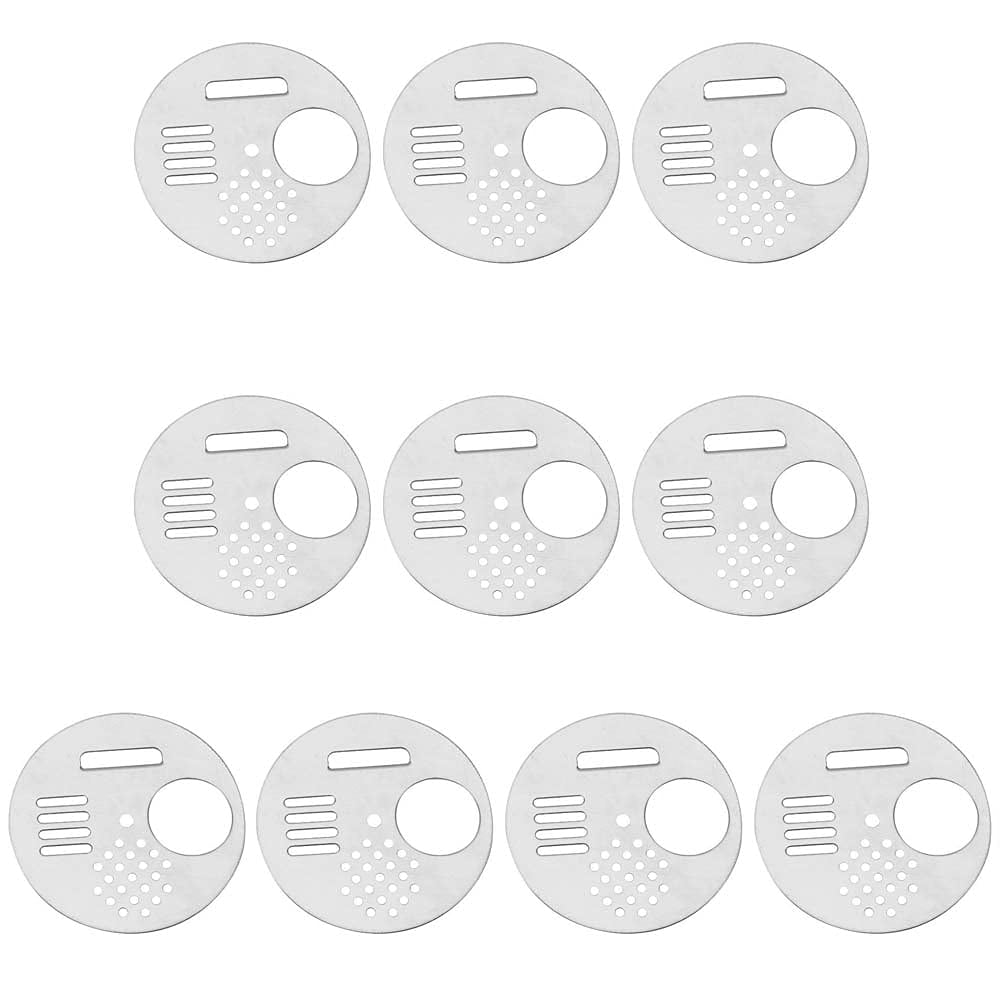 10 Pieces Bee Hive Nest Door Bee Hive Box Entrance Gates Stainless ...