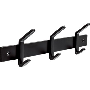 Duro Wall-Mounted Robe Hook in Matte Black - Walmart.com