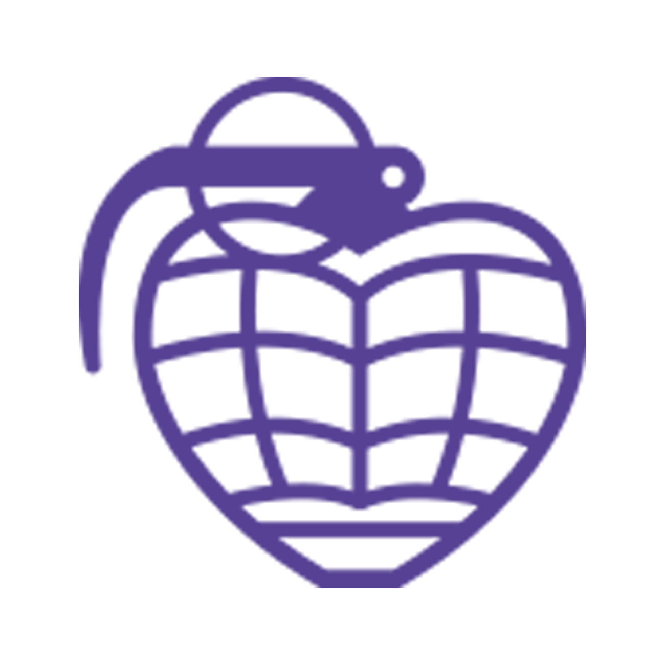 Heart Grenade Sticker Decal Die Cut - Self Adhesive Vinyl ...