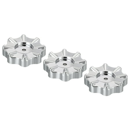 Uxcell Round Wheel Handle Faucet Handles Manifold Gauges Knob Square ...