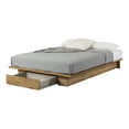 South Shore Musano, Urban Modern Bed, Full/Queen Brown - Walmart.com