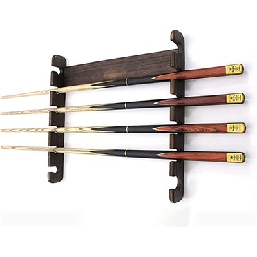 GSE Expert Wooden Floor Stand Billiard Rack, Holds 10 Cues, 2 Holders ...