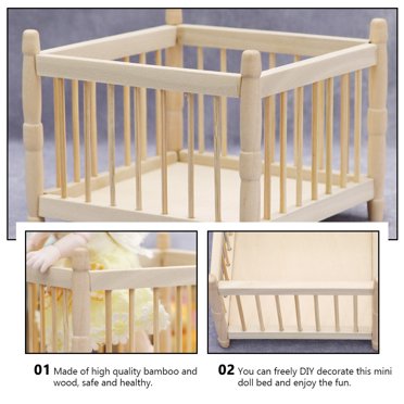 HOMEMAXS Mini House Cradle Toy Set for Decor Made of Cloth and ...