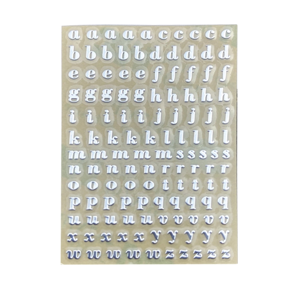 TIERPOP Letter Sticker Self Adhesive Letters Numbers Stickers for Grad ...