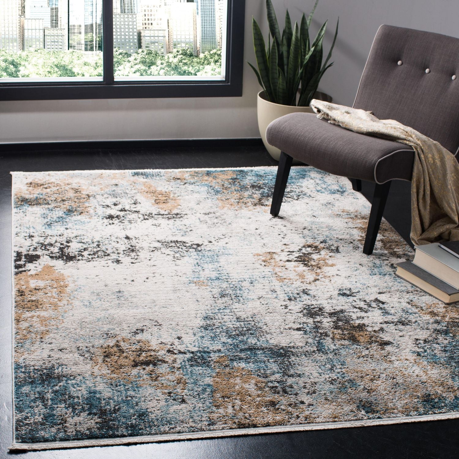 Click here for Safavieh Shivan Hudson Abstract Area Rug 5 Ft 3 In... prices